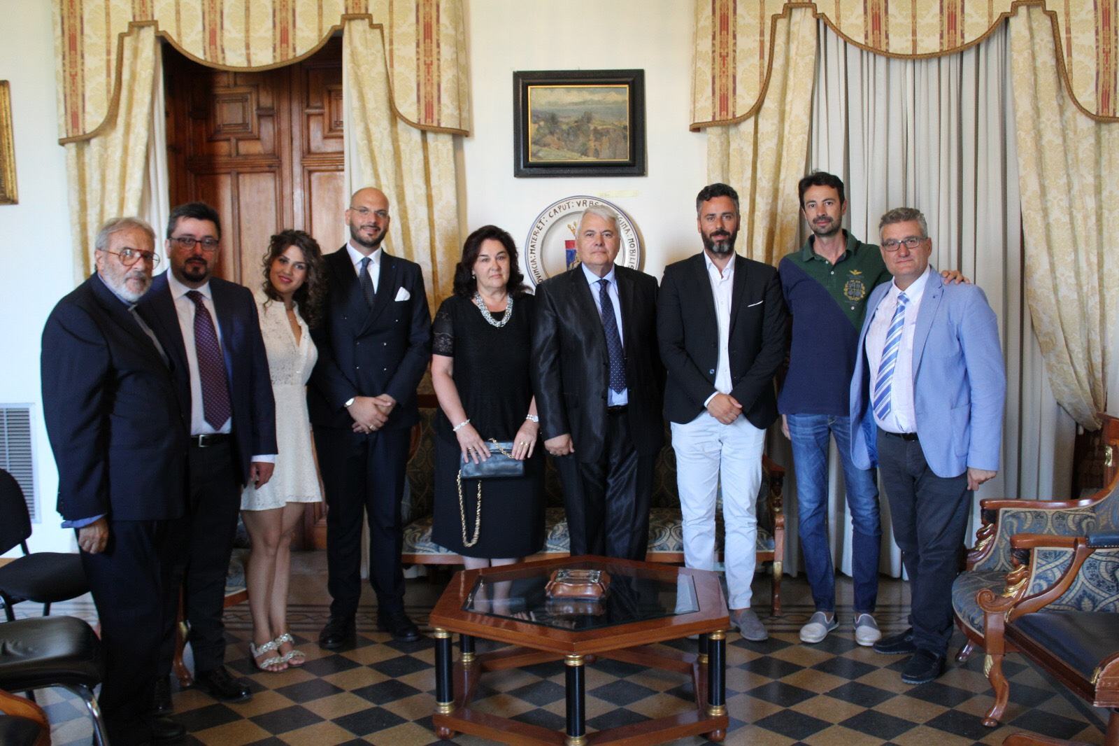 Reggio, visita di Sua Eccellenza Zef Bushati