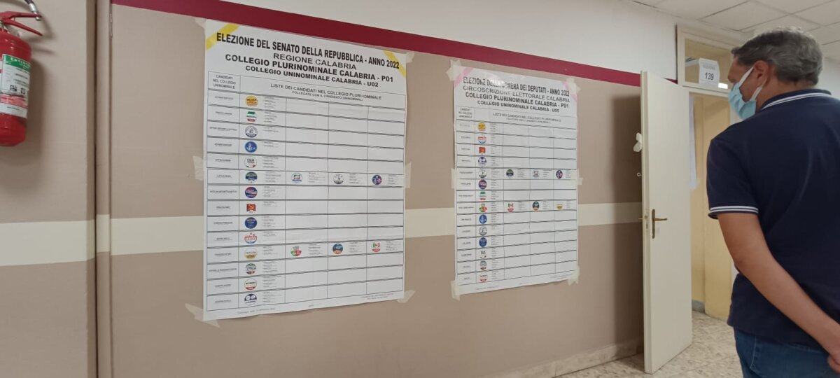 Elezioni Politiche 2022: la Calabria è ultima in Italia per affluenza