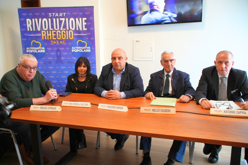 Rivoluzione Rheggio 743 a.C.: Ripepi presenta i nuovi vertici del movimento