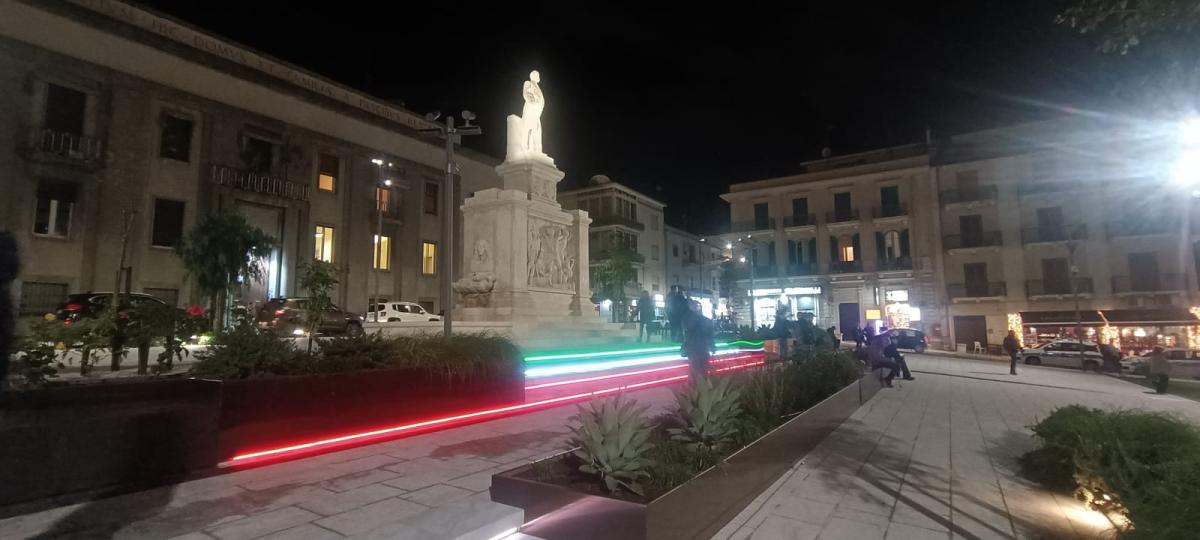 Fabrizio Sudano e Maria Mallemace soddisfatti per la nuova Piazza de Nava