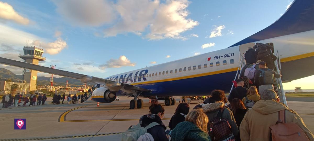 Dal 1° giugno al via il volo Ryanair Reggio Calabria - Parma