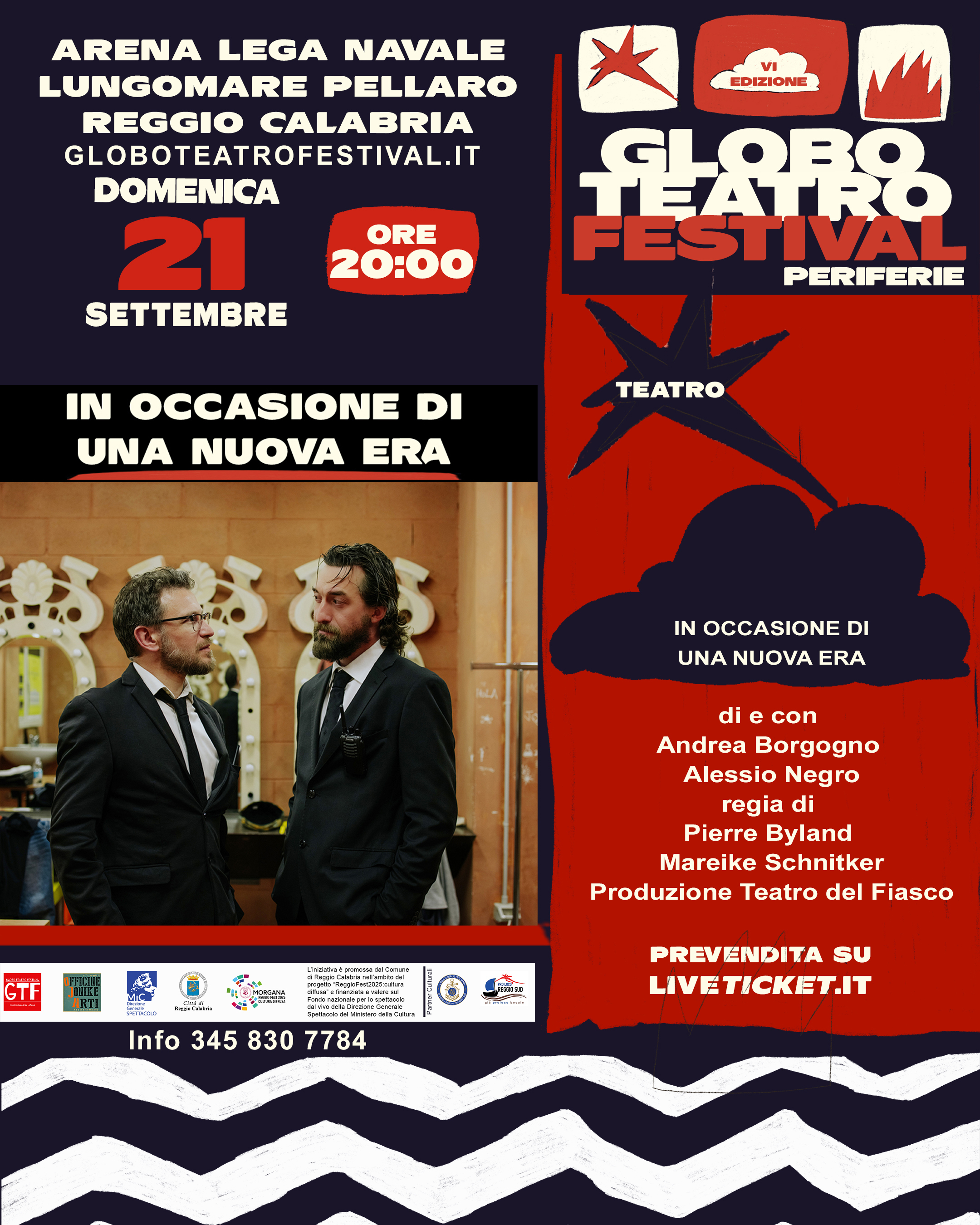 Globo Teatro Festival 2025 Pellaro: gran finale il 21 settembre