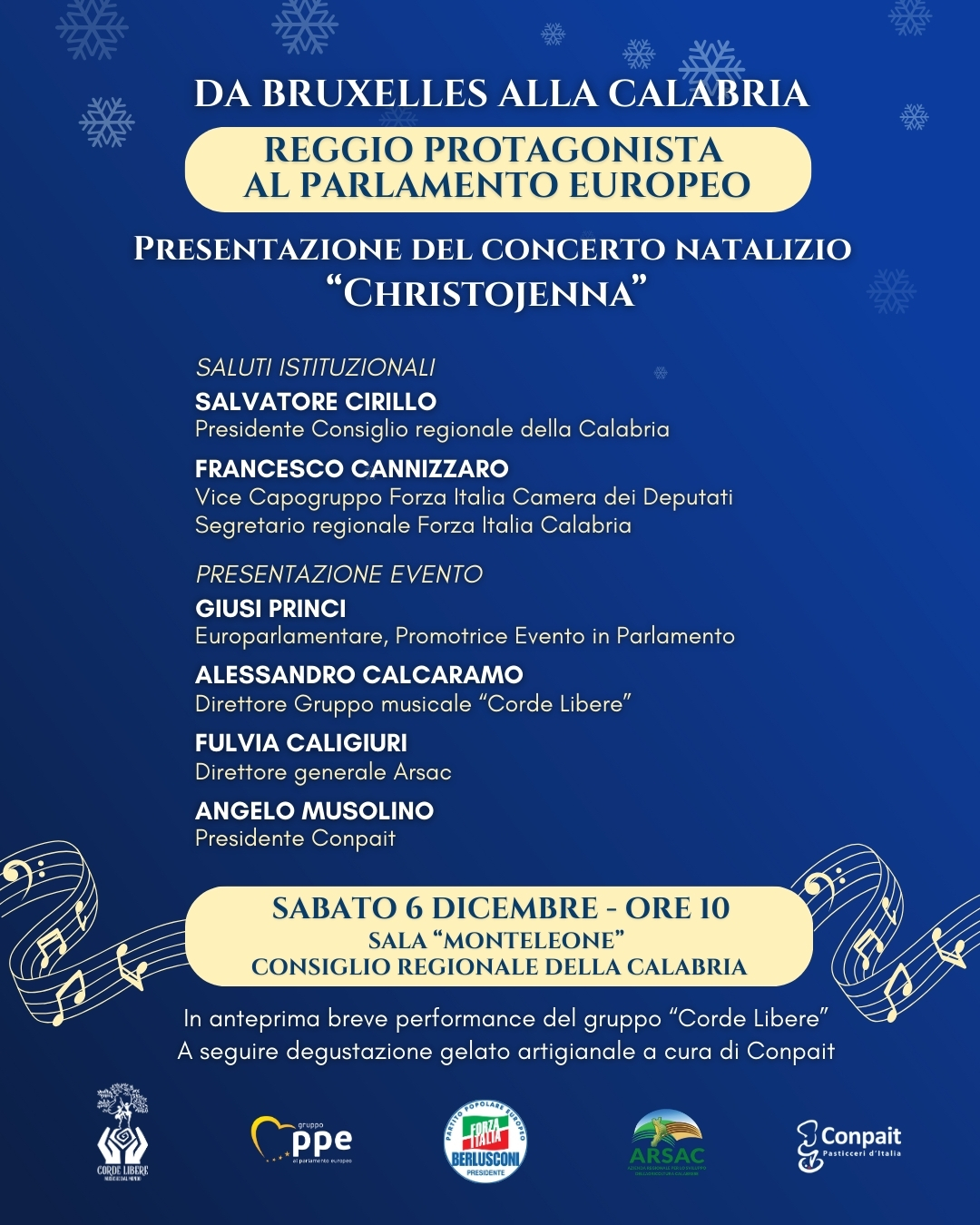 Christojenna Bruxelles Natale calabrese evento Parlamento Europeo