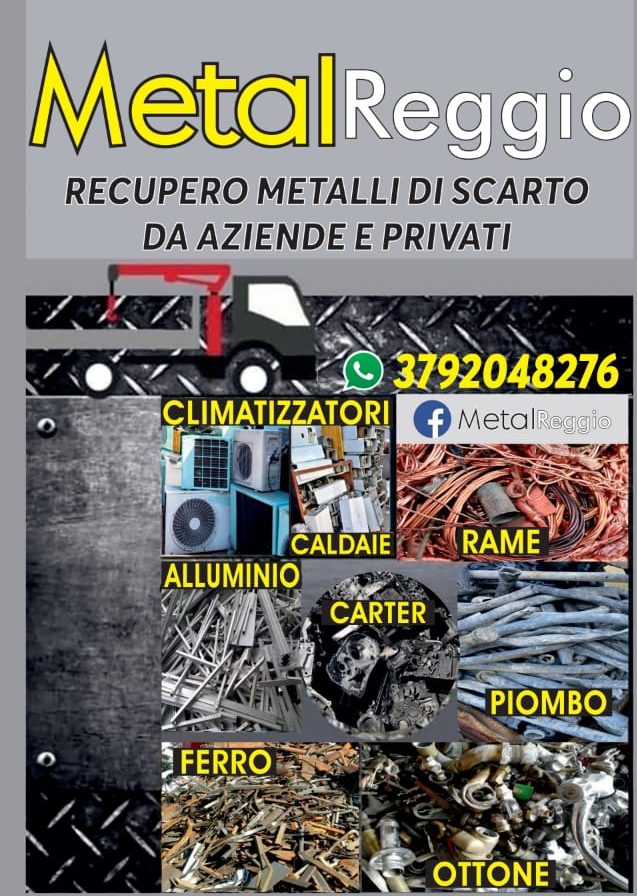 Liberati del metallo che non ti serve più con Metal Reggio